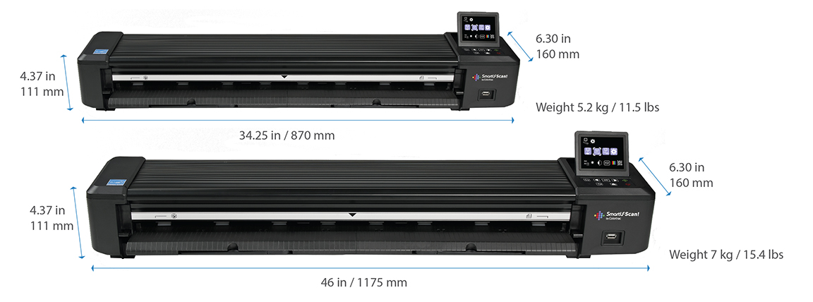 Portable large format scanners